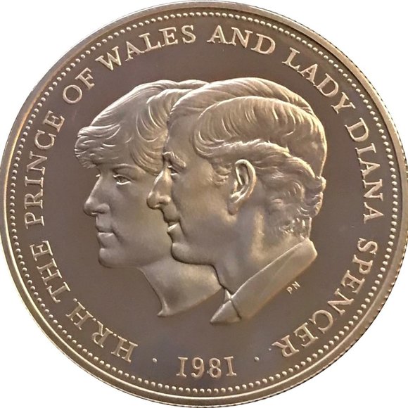 Vintage | Other | Lady Diana And Prince Charles Royal Wedding Coin ...